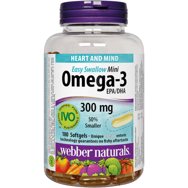 WEBBER NATURALS - 加拿大 Omega3 迷你深海魚油 300mg (180粒) – NaNaHouse